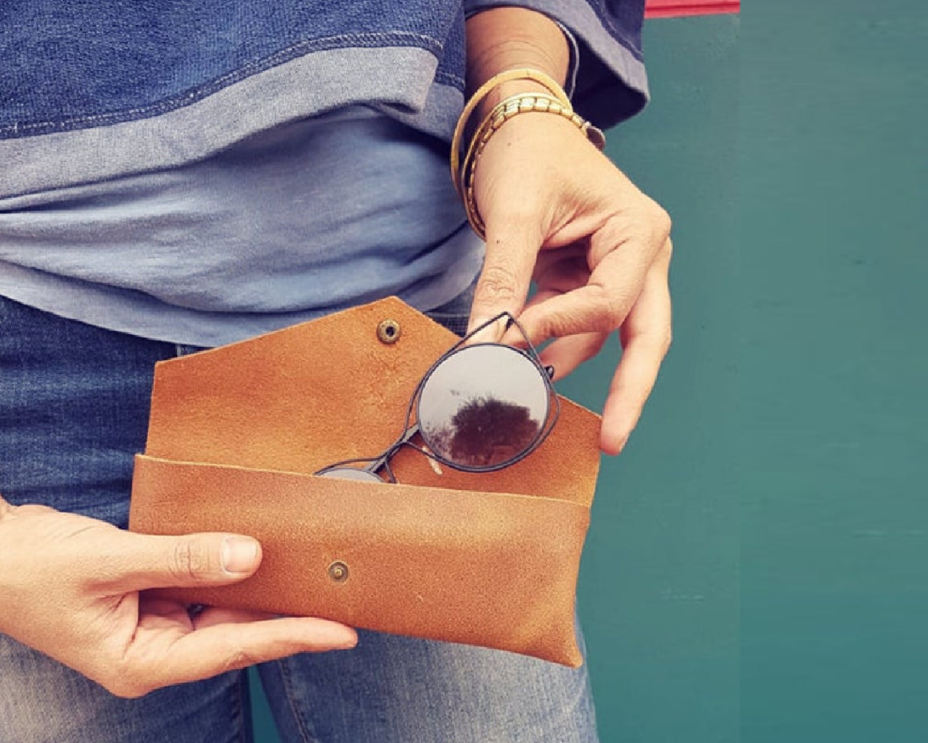 Personalized Gift Sunglasses Pouch Leather Eyeglass Holder | Etsy