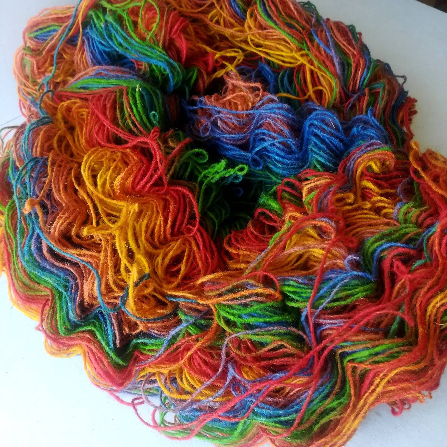 Wool Yarn Dundaga 100% Natural Sheep Wool Natural Rustic Wool Yarn ...