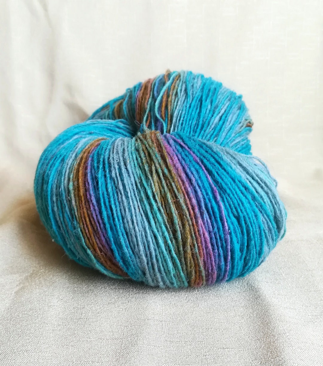 Wool Yarn Dundaga 100% Natural Sheep Wool Natural Rustic Wool Yarn ...