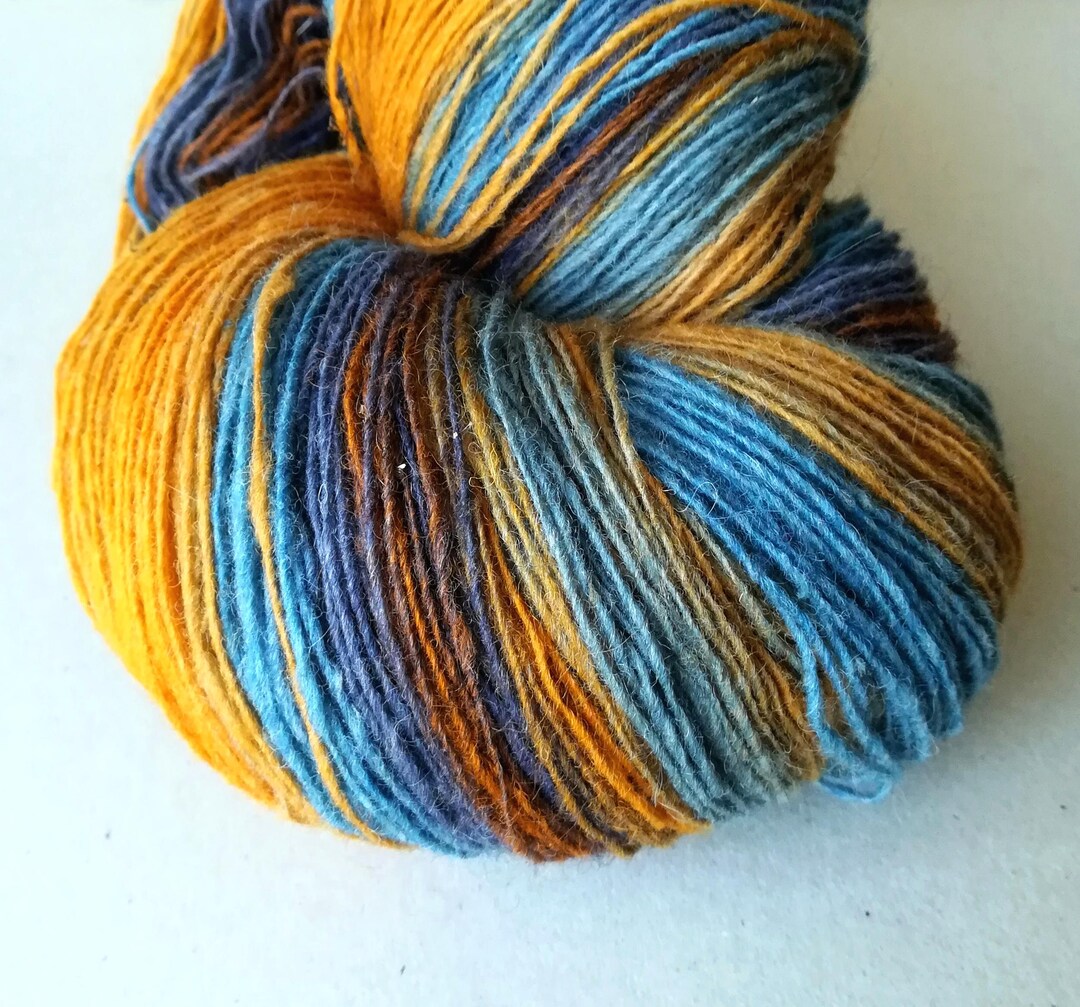 100% Natural Dundaga Wool Yarn and Gotland Wool Yarn 70/30 Rustic Wool ...