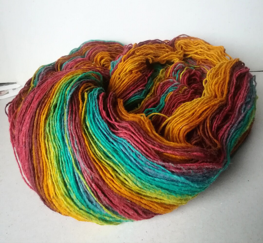 Dundaga Wool Yarn: Rustic, Self-striping, 6/1 Lace Fingering - Etsy