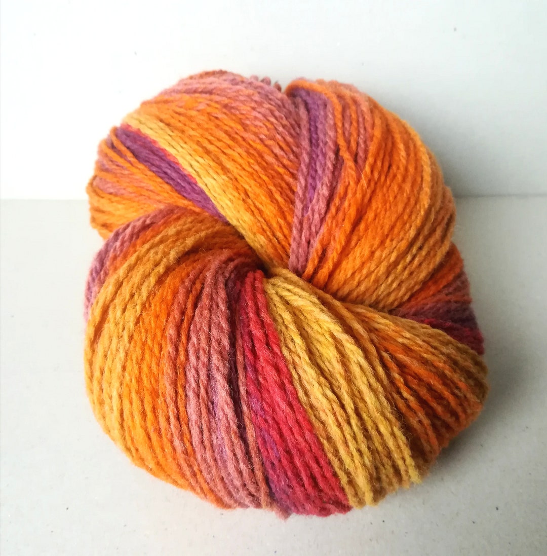 Wool Yarn Dundaga 100% Natural Sheep Wool Natural Rustic Wool Yarn ...