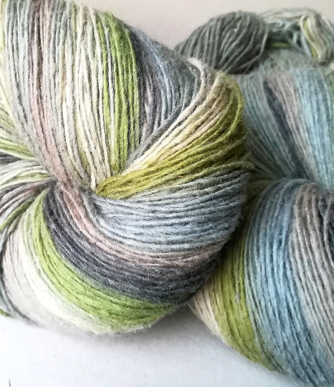 Wool Yarn Dundaga 100% Natural Sheep Wool Pastel Shade Natural Rustic ...