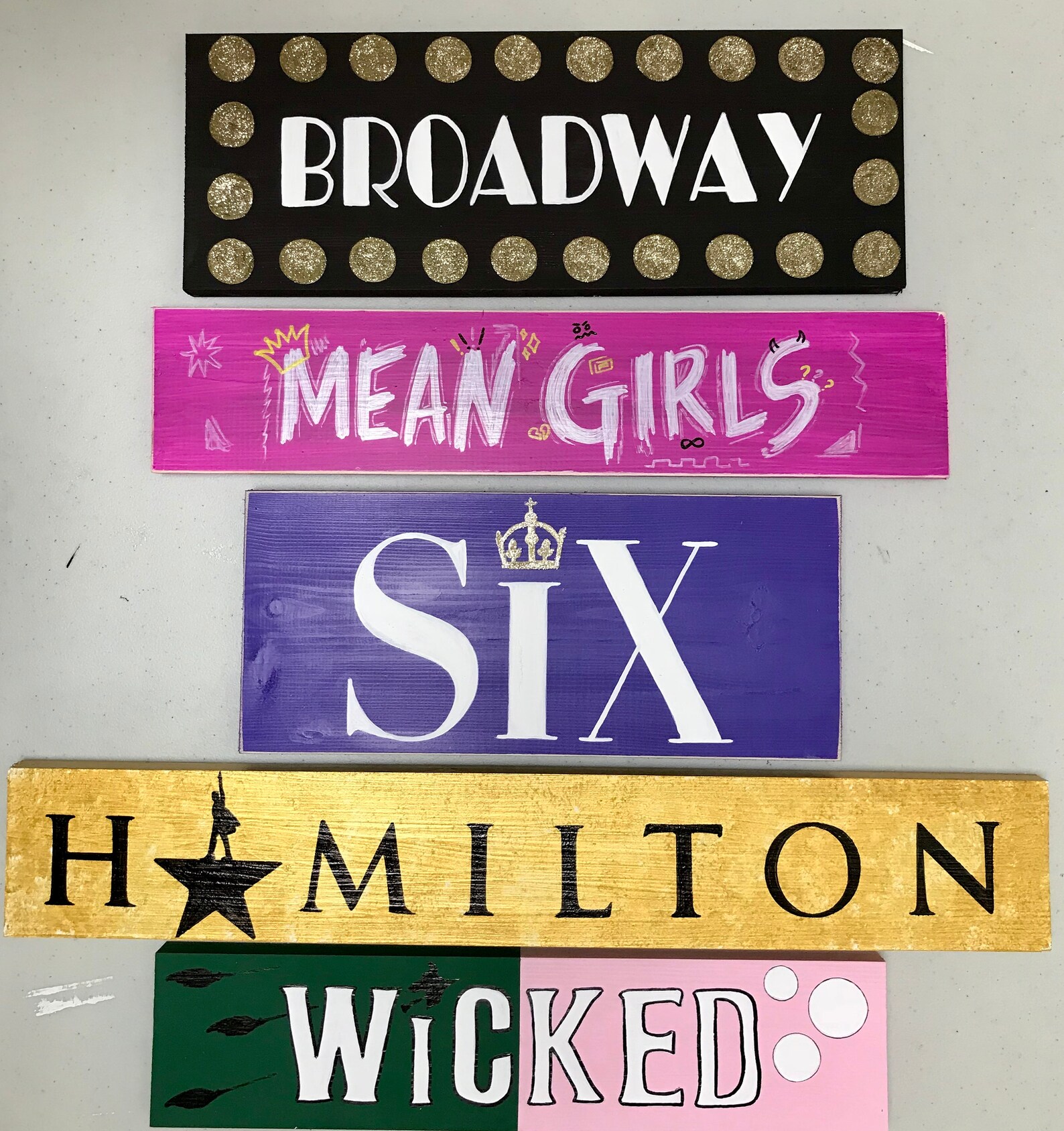 Broadway Musicals Directional Signpost Signs - Etsy