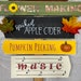 Fall Festival Directional Sign - Etsy