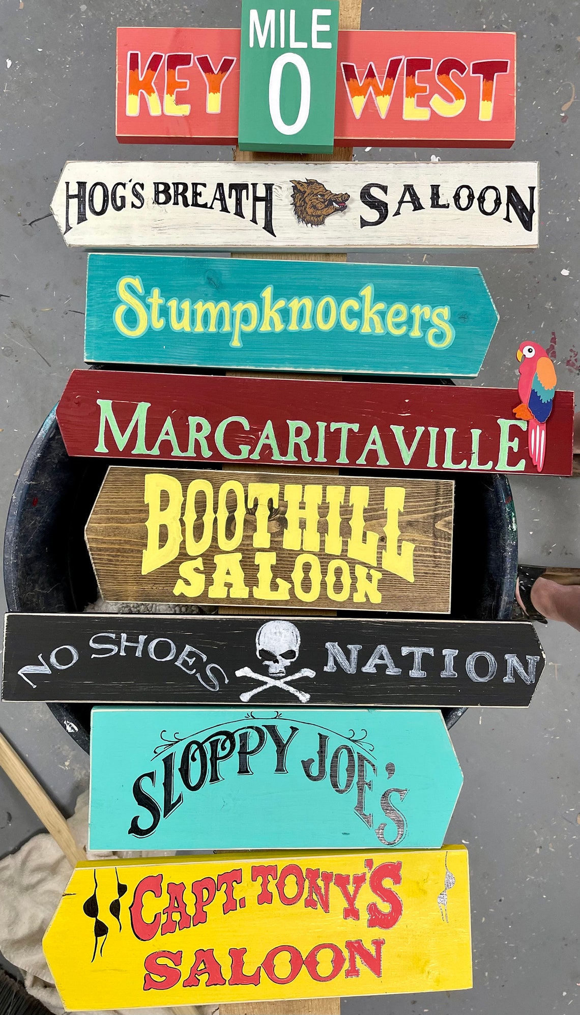Key West Bars Directional Signs | Etsy