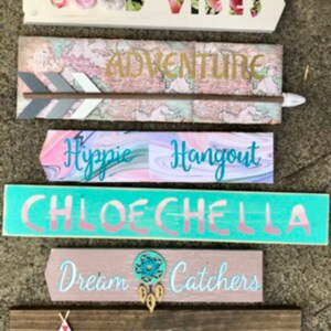 Custom Bohemian Hippie Directional Signpost Signs Boho - Etsy