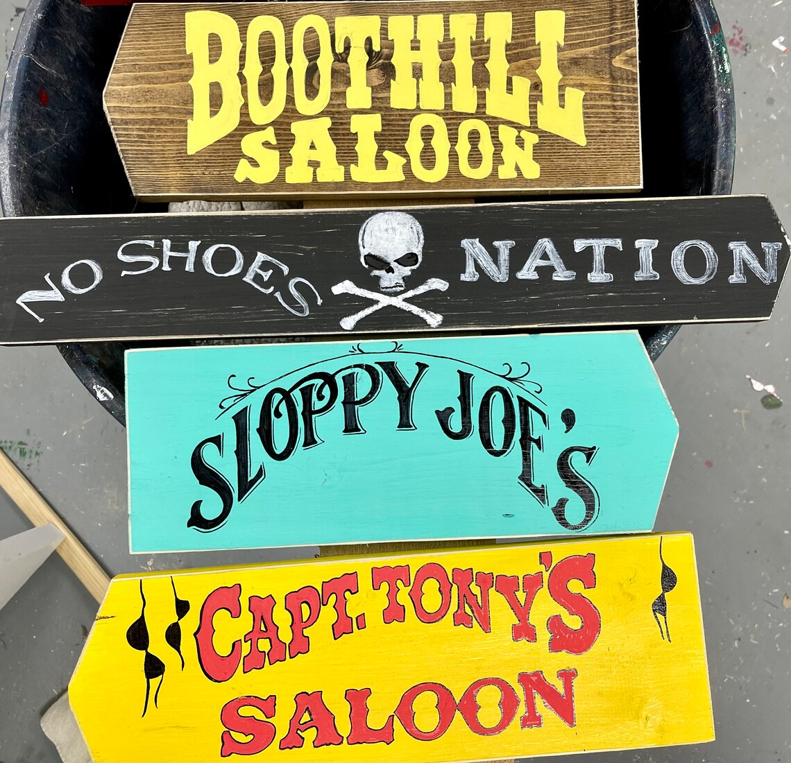 Key West Bars Directional Signs | Etsy