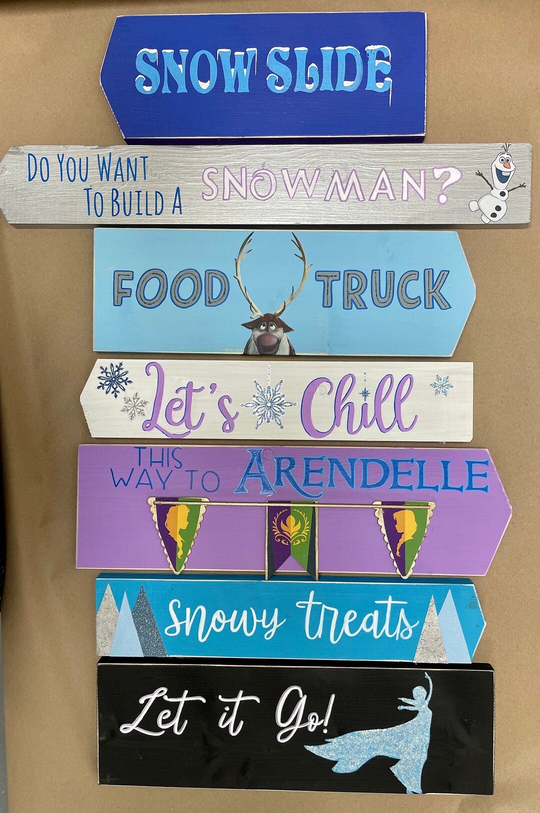 Frozen Directional Sign - Etsy