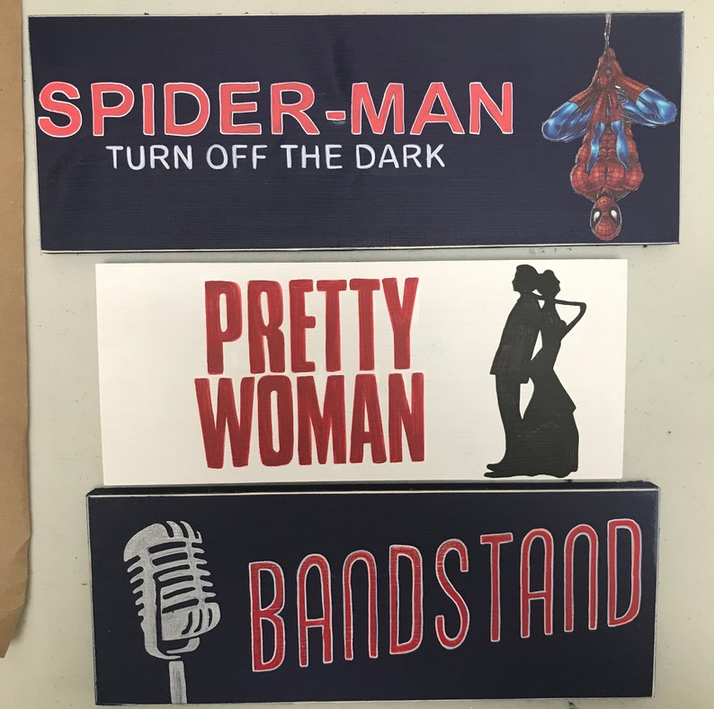 Broadway Musicals Directional Signpost Signs - Etsy