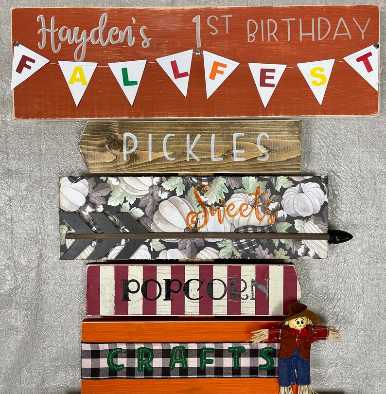 Fall Festival Directional Sign - Etsy