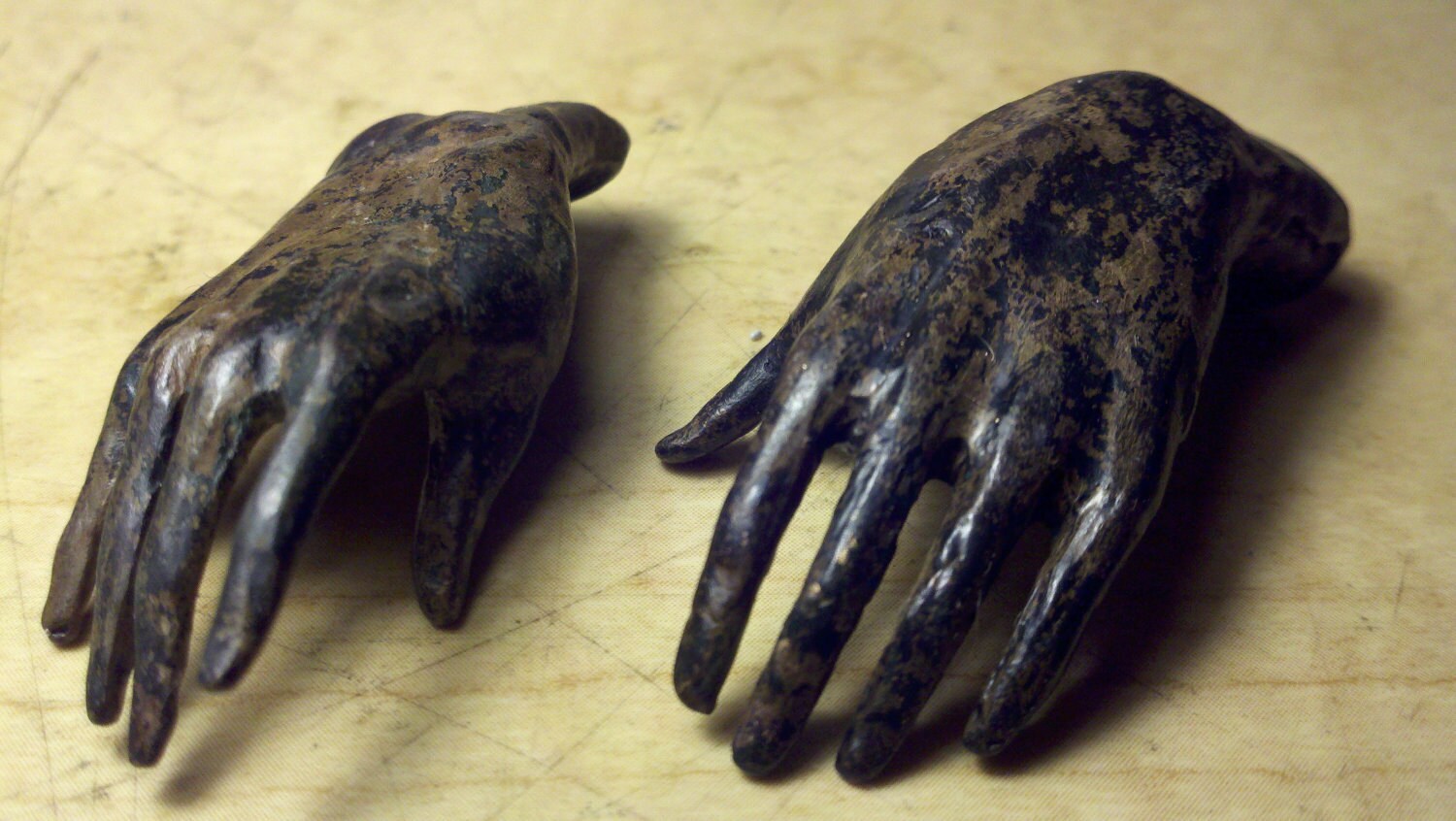 Small Bronze Hands - Etsy
