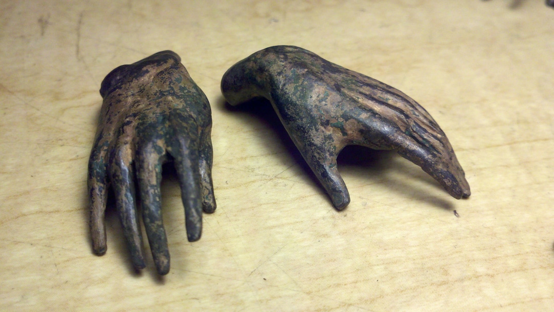Small Bronze Hands - Etsy