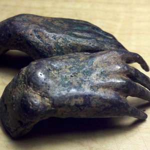 Small Bronze Hands - Etsy