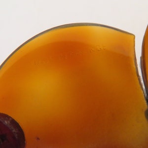 Antique Rare Auguste Bonaz Large Faux Tortoiseshell, Black Galalith ...