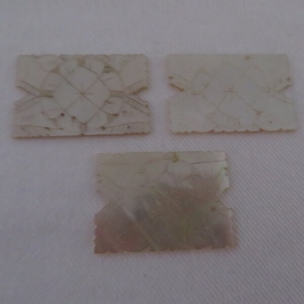 Antique Mother of Pearl Chinese Counters - Etsy UK