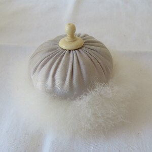 Vintage Art Deco Ivory Swans Down Powder Puff With Pale Blue - Etsy