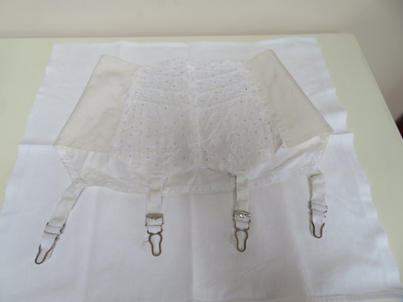 Vintage Lesley Woodgate Corset/Girdle with Four Strap… - Gem