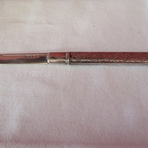 Antique Sterling Silver Letter Opener/quill Cutter/pencil Sharpener by ...