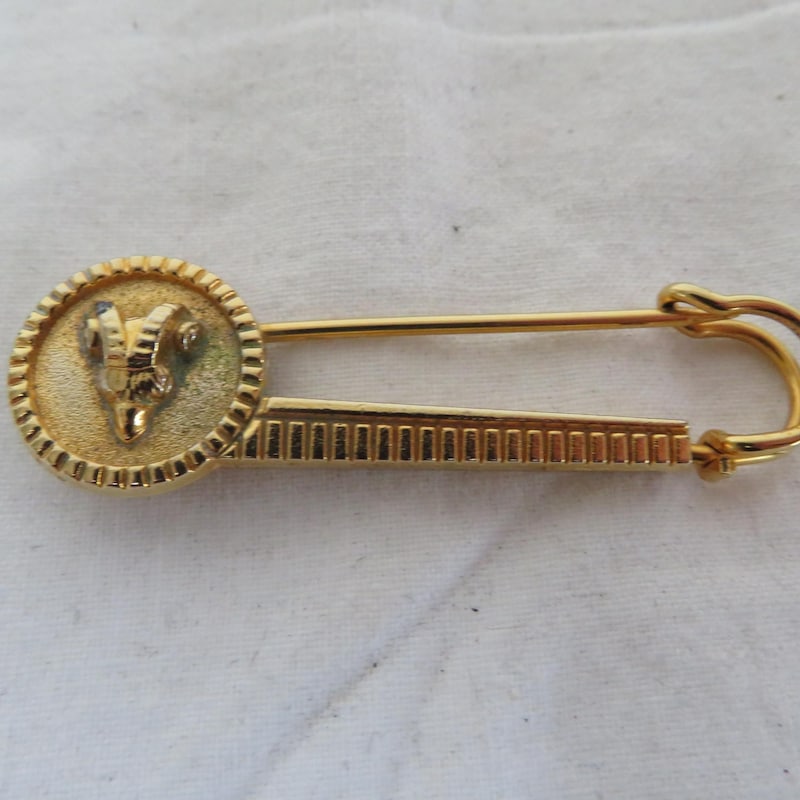 Gold Shawl Pin - Etsy UK