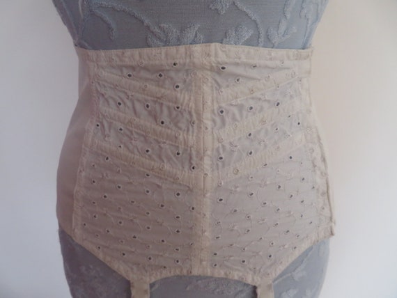 Vintage Lesley Woodgate Corset/Girdle with Four Strap… - Gem
