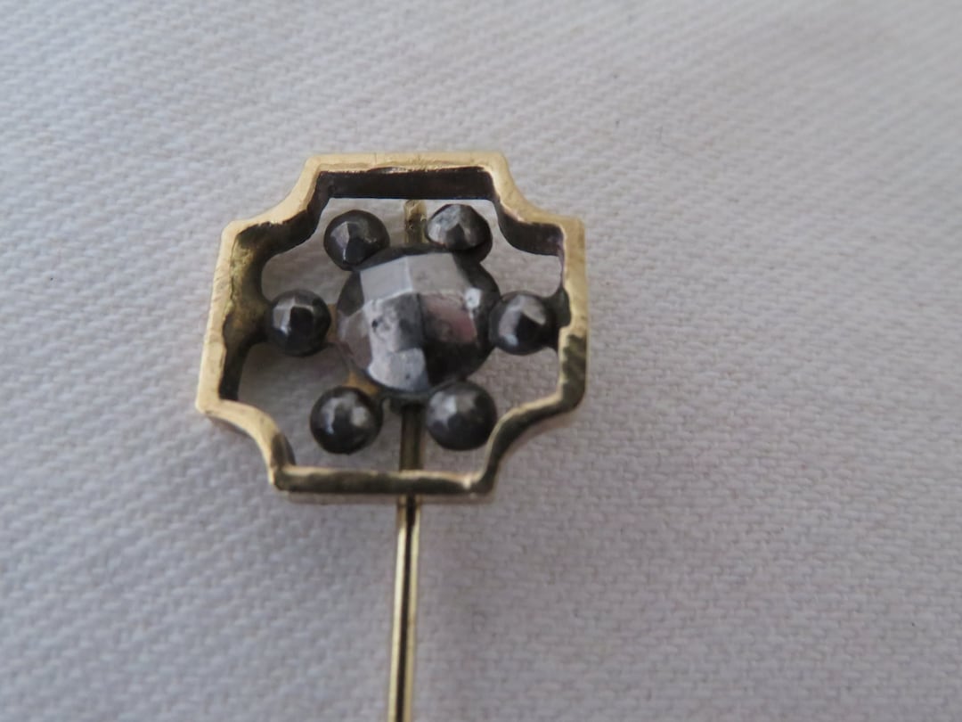 Vintage/antique/victorian/georgian Gold Gilt/pinchbeck and Cut Steel ...