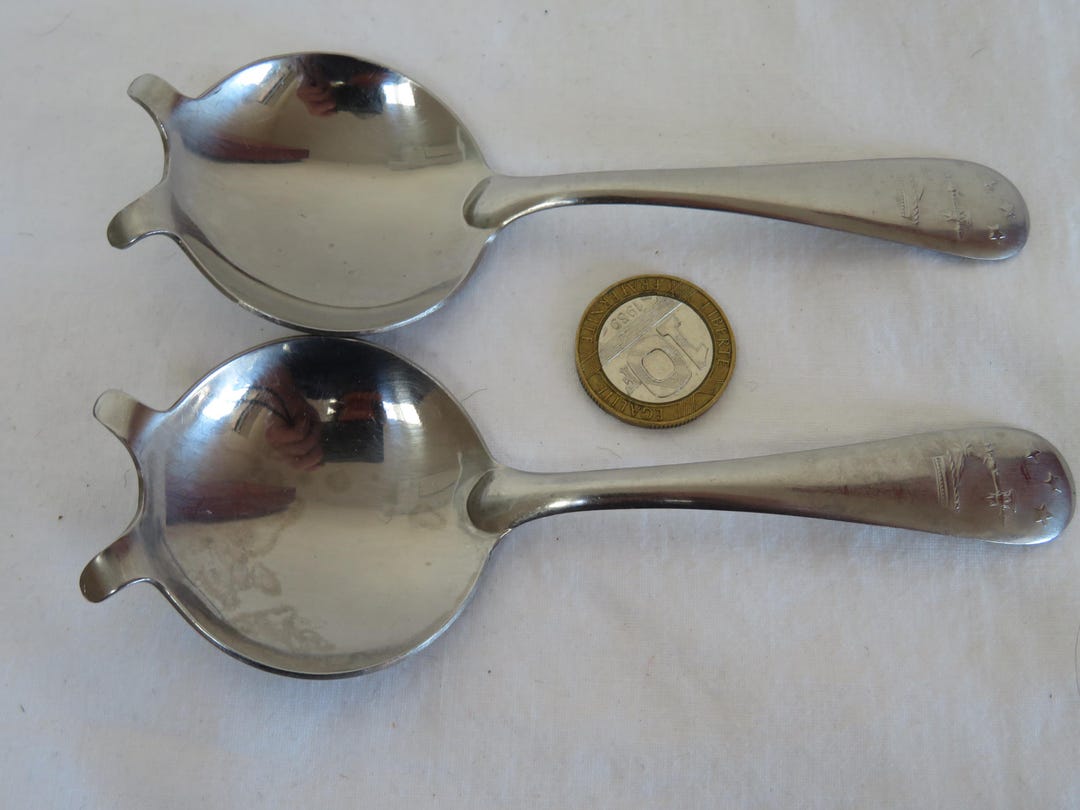 Two (2) Vintage Hennessy Cognac/brandy Stainless Steel Advertising ...