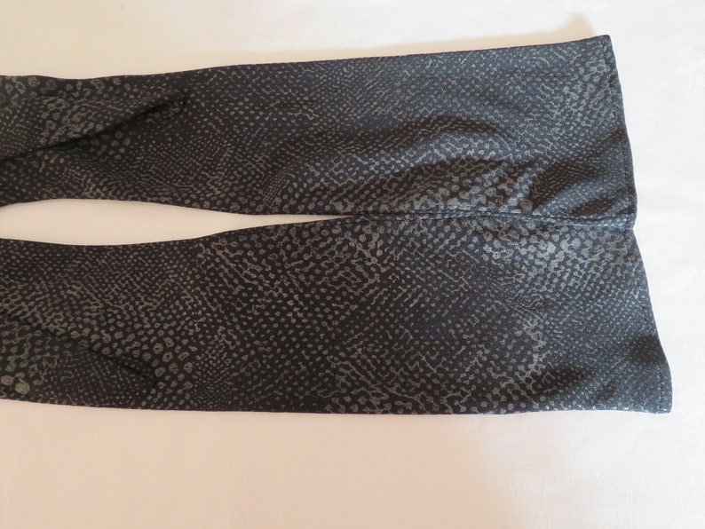 Vintage Black and Grey Snake Skin/reptile Effect Polyester - Etsy