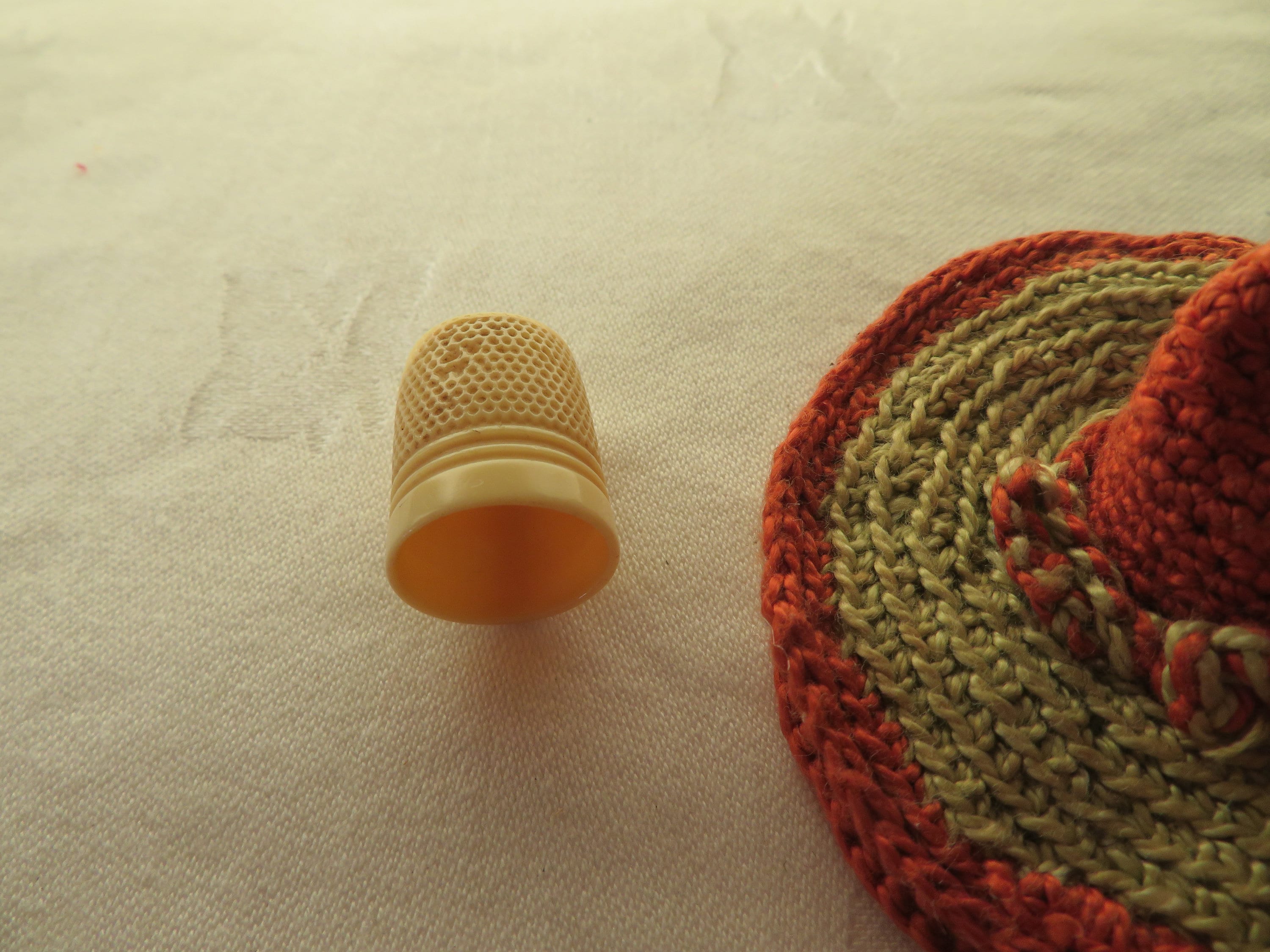 Vintage Red and Green Hat Shaped Needle Book & Thimble Holder - Etsy
