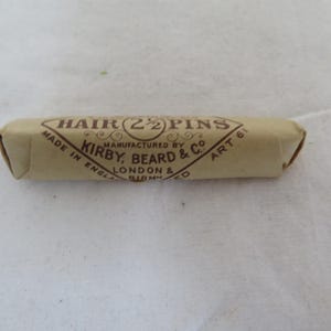 Vintage Kirby Beard Black 2.5" Hair Pins – Japanned Invisible, NOS (20 ...
