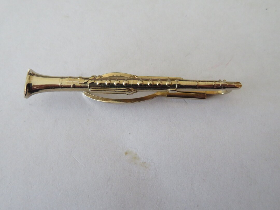 Vintage Gold Tone Clarinet Tie Bar/clip/guard/retainer by Stratton ...
