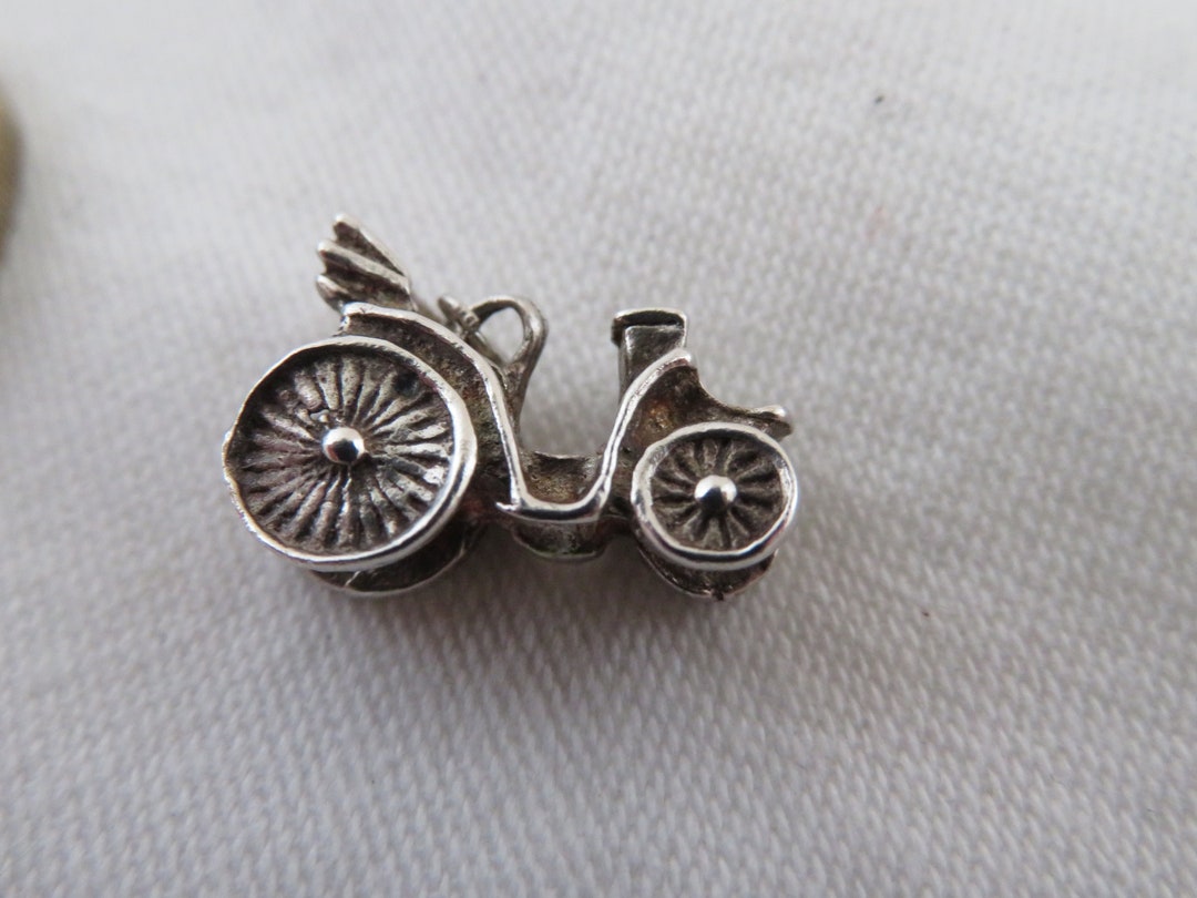Vintage Silver Vintage/classic Car Charm/pendant/fob - 1960's - Etsy