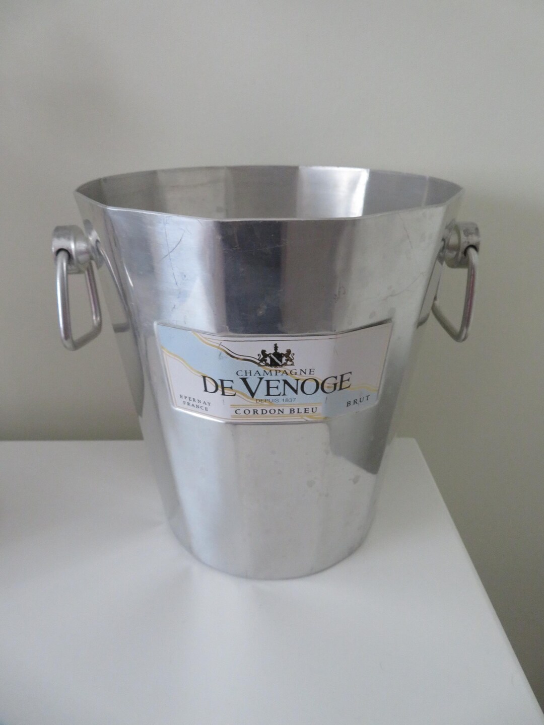 Vintage Aluminium Advertising Champagne/ice Bucket by Mod Meaux, Argit ...
