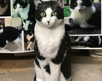 12 Inch Cat Statue - Etsy