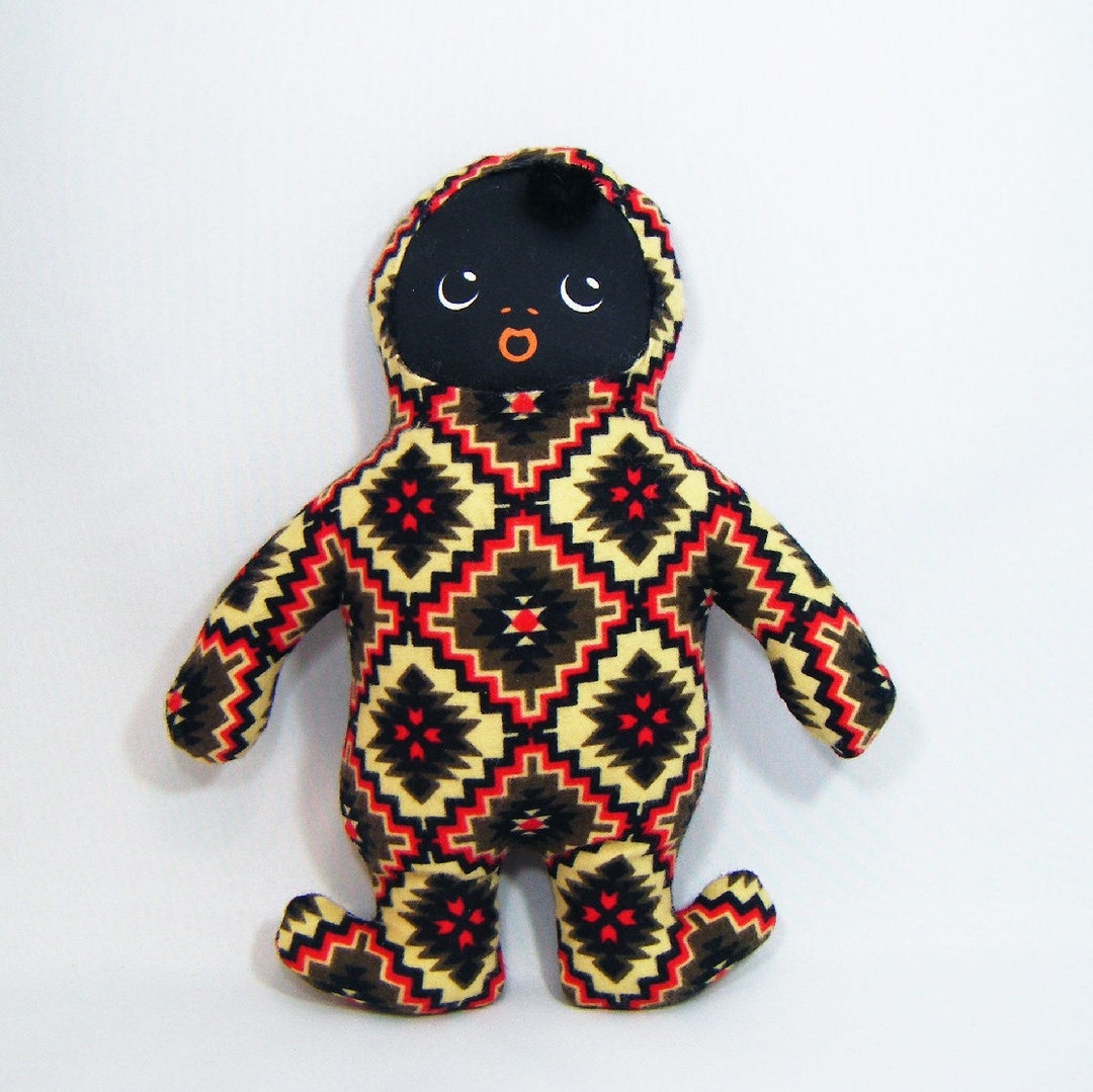 Black Baby Doll Toy, Stuffies, FREE SHIPPING - Etsy