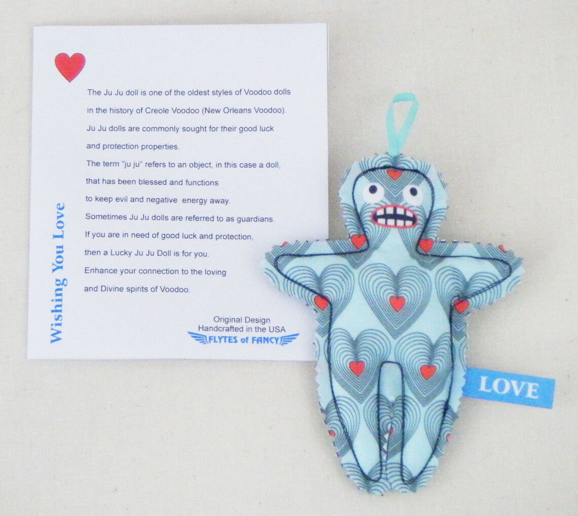 Lucky Juju Good Luck Voodoo Doll Halloween Ornament Gift - Etsy