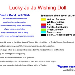 Lucky Juju Good Luck Voodoo Doll Halloween Ornament Gift | Etsy