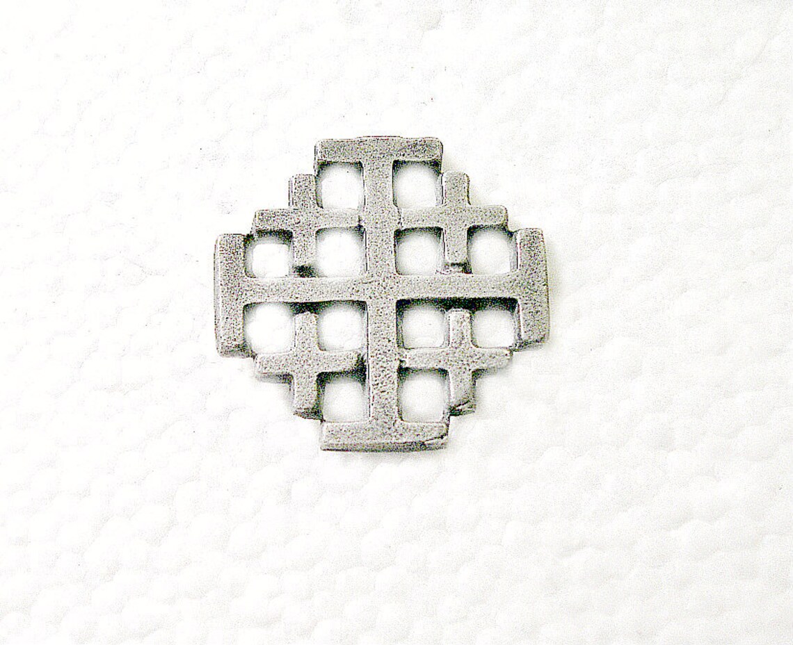 Jerusalem Cross Tie Tack Jacket or Hat Pin Unisex Faith | Etsy