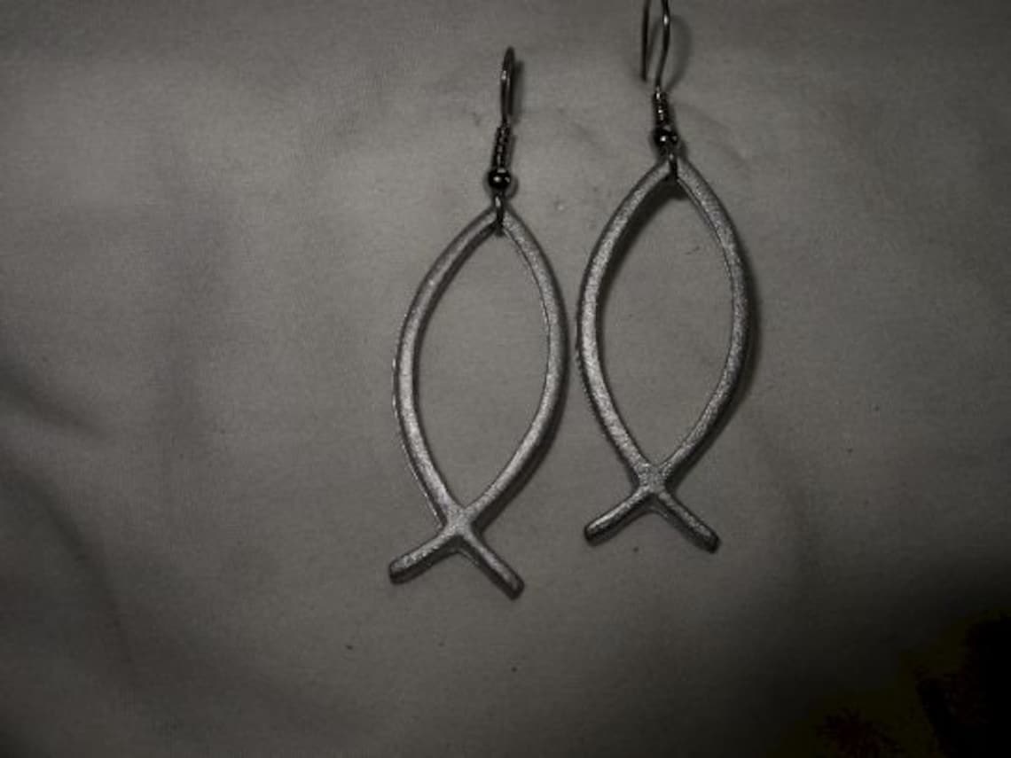 Símbolo de fe cristiana pez Ichthus ictus regalo unisex | Etsy España