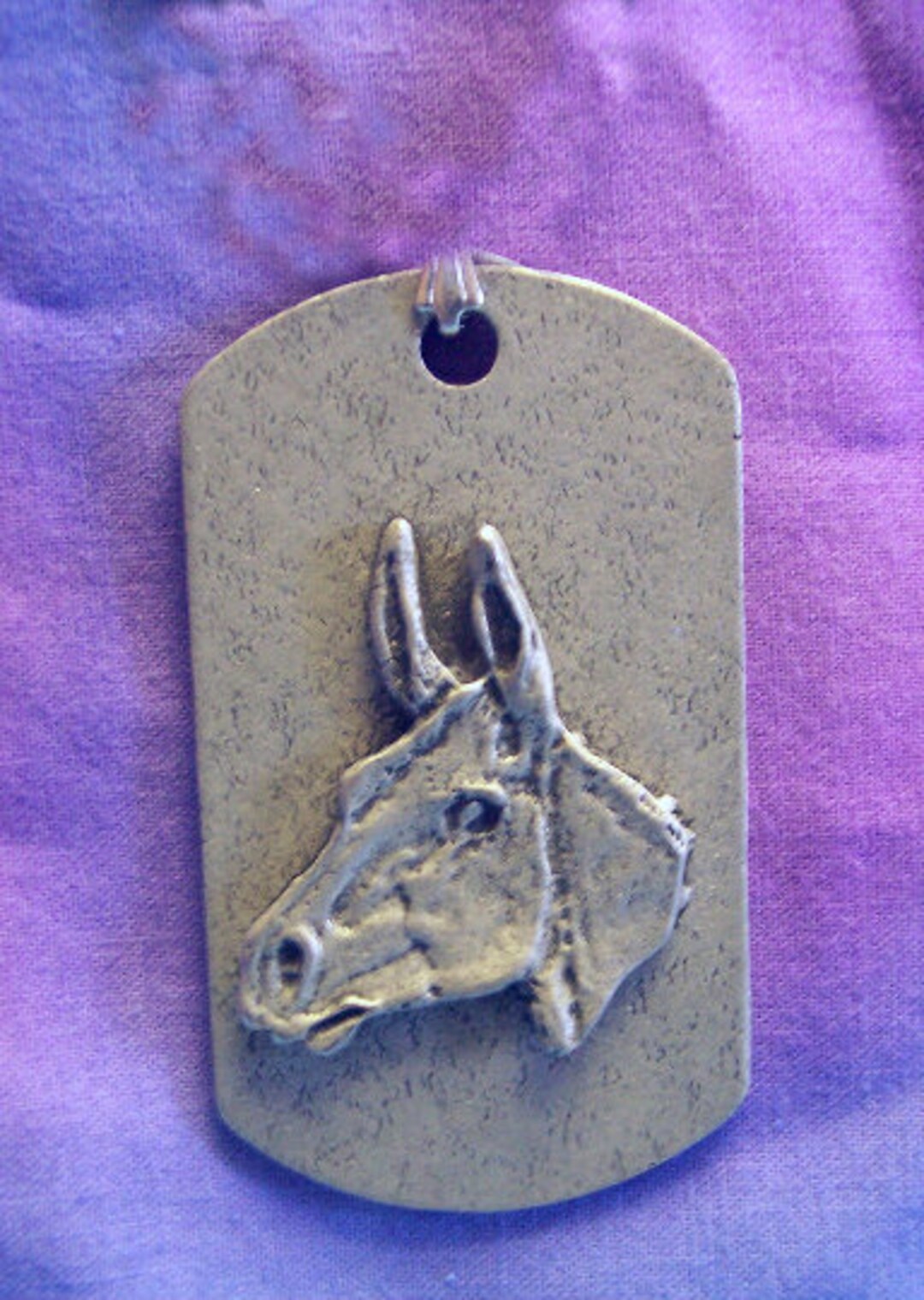 Mule, Dogtag Keychain, Unisex Gifts, Nickel Lead Free, Choose Color, My ...