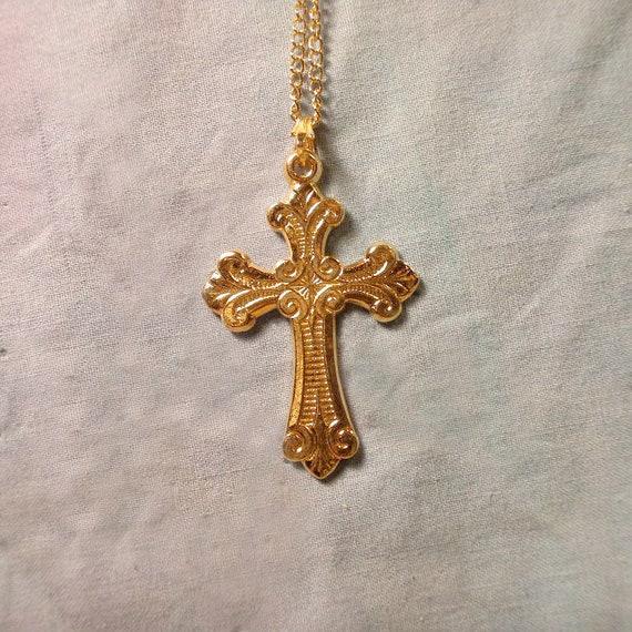 Scrollwork Cross Unisex Gifts Choose Color Style Set | Etsy