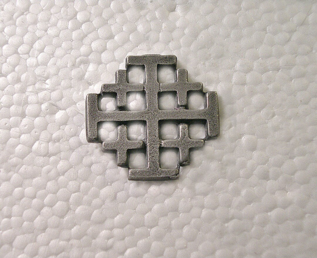 Jerusalem Cross, Tie Tack, Jacket or Hat Pin, Unisex Faith Gifts ...