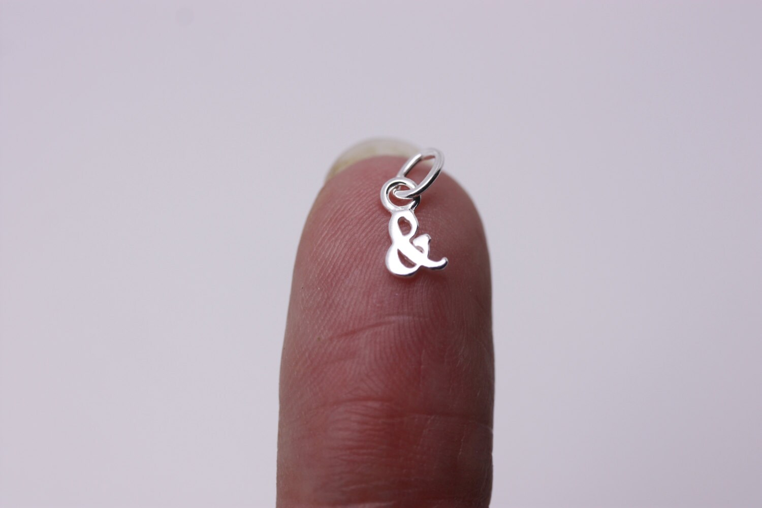 Sterling Silver Ampersand Symbol Charm | Etsy UK