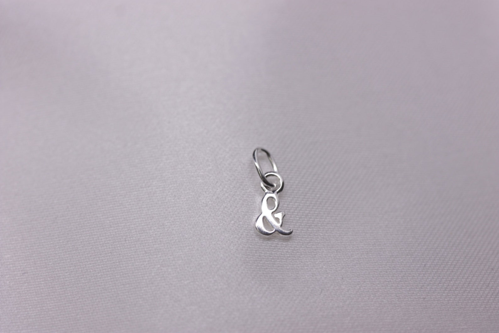 Sterling Silver Ampersand Symbol Charm | Etsy UK
