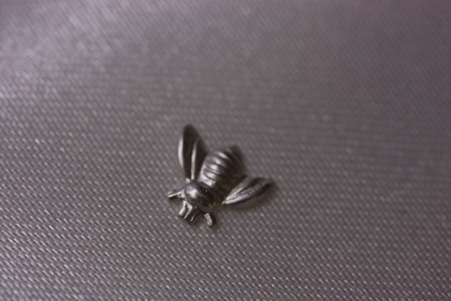 Tiny Sterling Silver Bee - Etsy UK