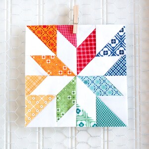 8-point Liberty Star, Lemoyne, Foundation Paper Piece Pattern, FPP, PDF ...