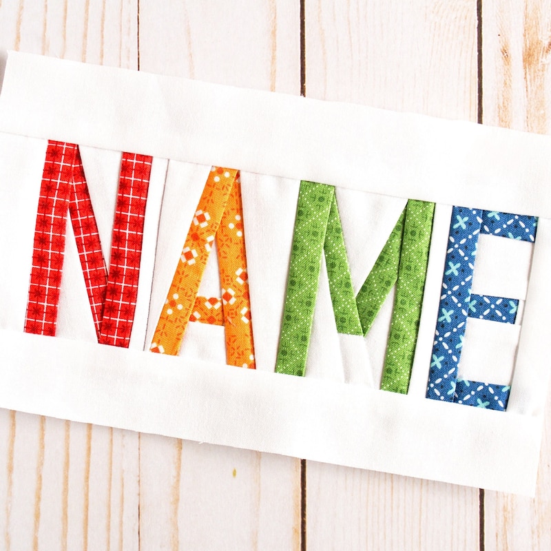 3 Inch Quilt Letters - Etsy