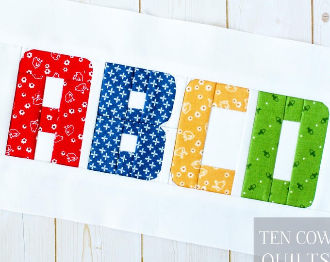 Wonky Alphabet PDF Digital Download - Etsy Canada