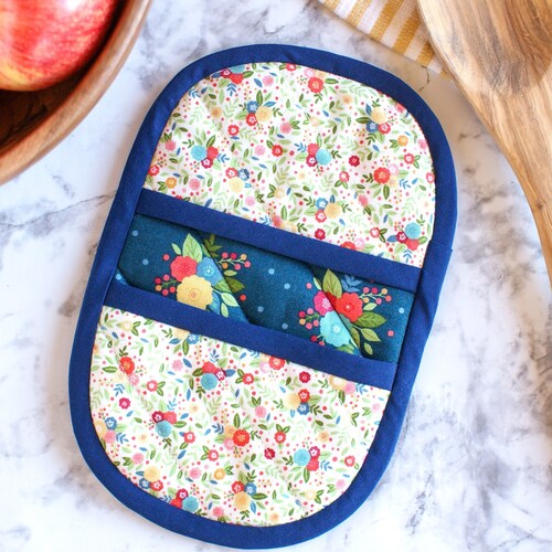 Potholder Pattern Hot Pad Oven Mitt Pinch PDF Download - Etsy