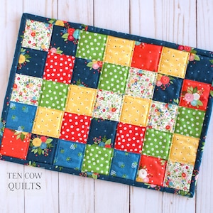 Large Hot Pad Pattern, Patchwork, Quilted Trivet for Casserole Dishes ...